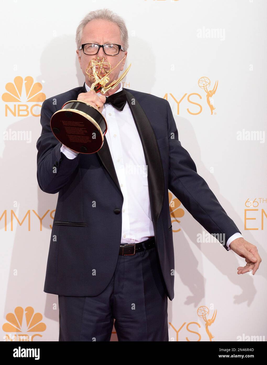 Colin Bucksey poses in the press room with the Outstanding Directing ...