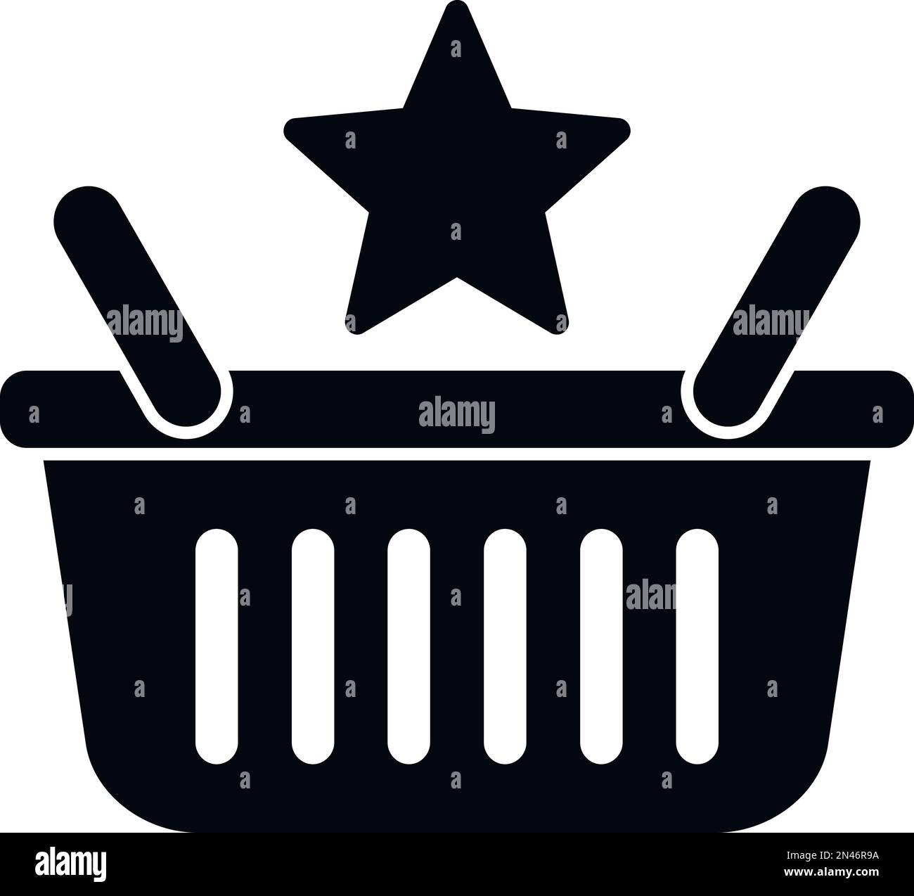 Brand basket icon simple vector. Social media. Camera review Stock ...