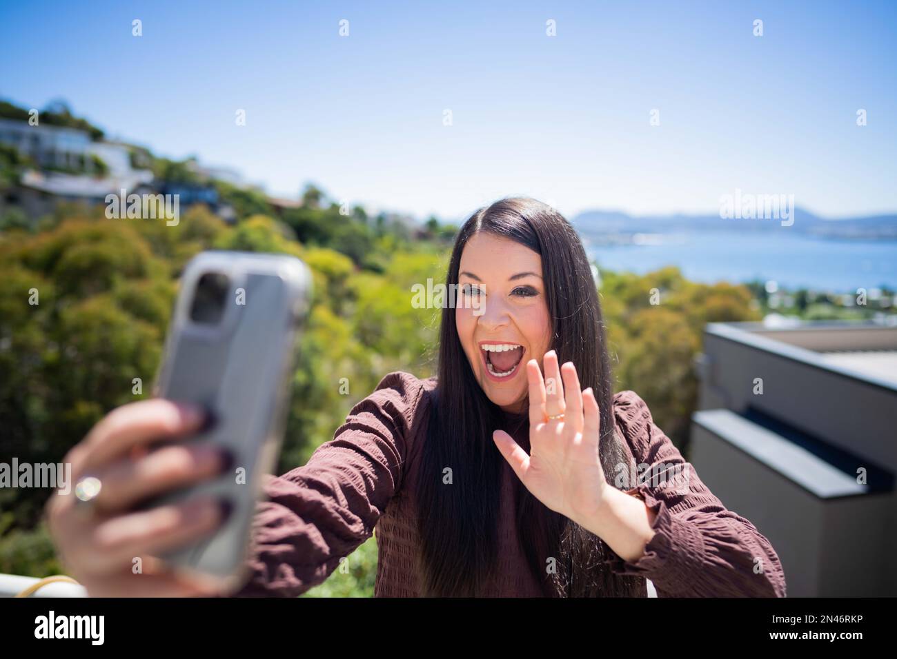 Korean mexican talking hi-res stock photography and images - Alamy