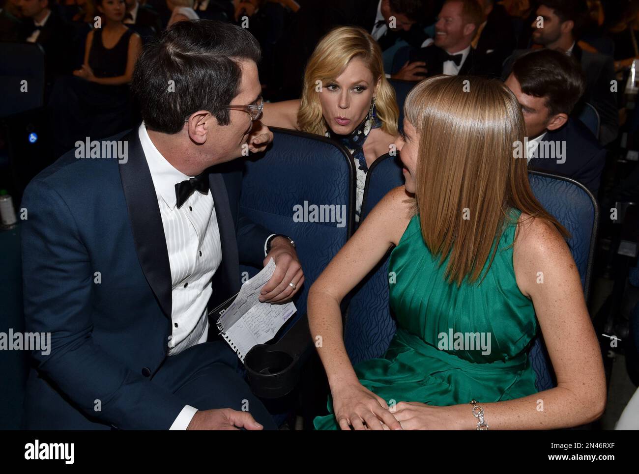 EXCLUSIVE - Ty Burrell, left, Julie Bowen and Holly Burrell pose at the ...