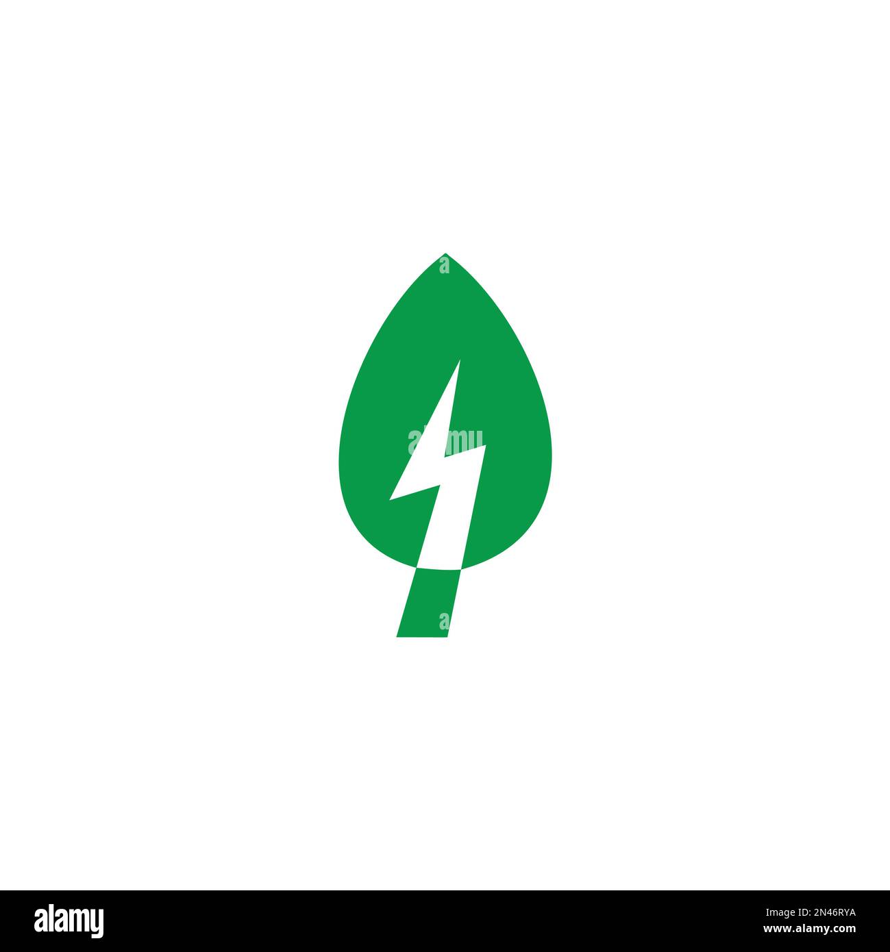 natural energy tree leaf symbol logo vector Stock Vector Image & Art ...