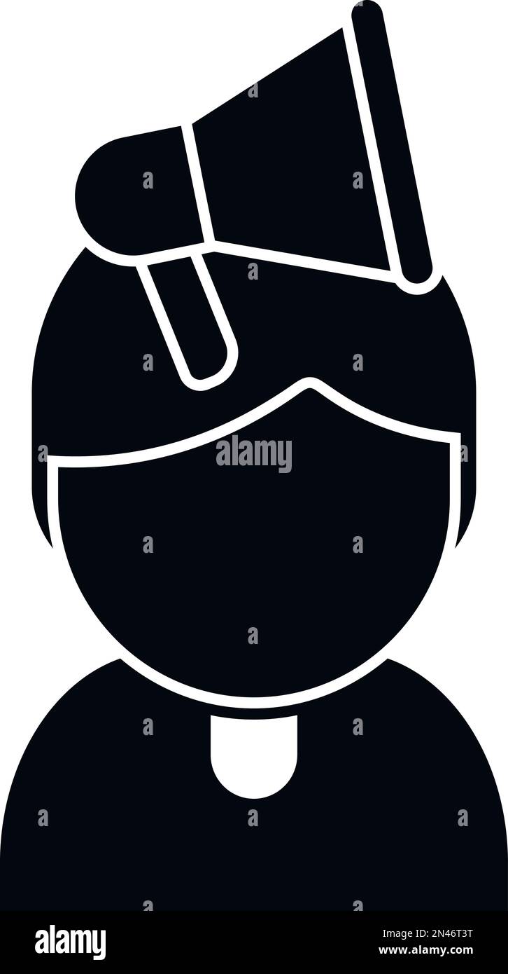 Holiday brand ambassador icon simple vector. Social advocate. Gift ...