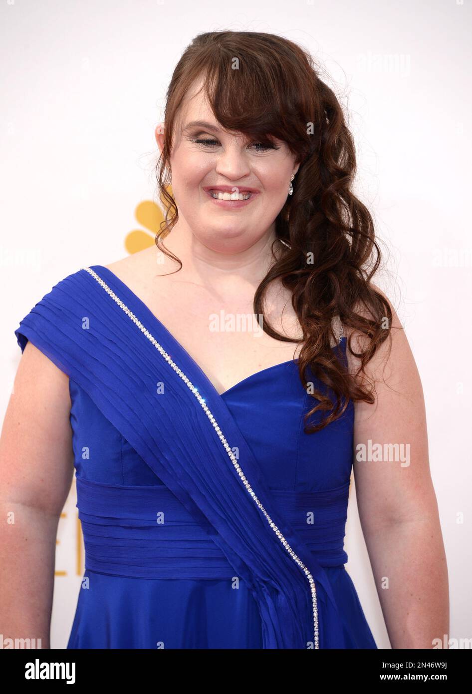 Jamie Brewer arrives at the 66th Primetime Emmy Awards at the Nokia ...