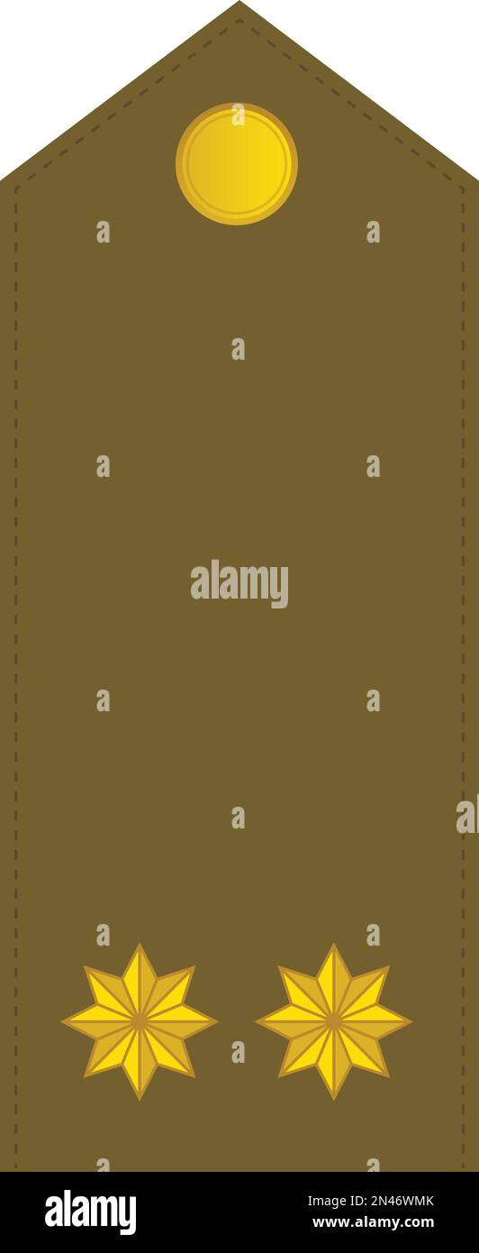 Shoulder pad military NATO officer insignia of the Macedonian PORUČNIK ...