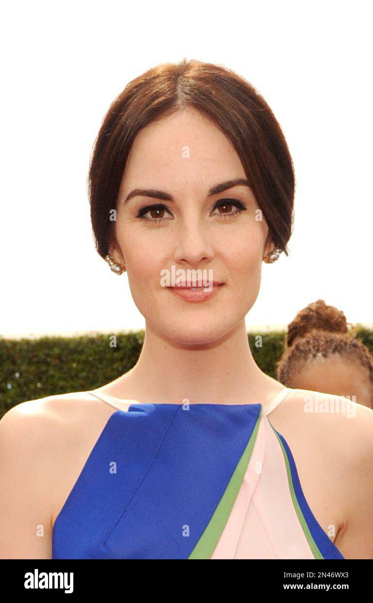 Actress Michelle Dockery arrives at the 66th Primetime Emmy Awards at ...