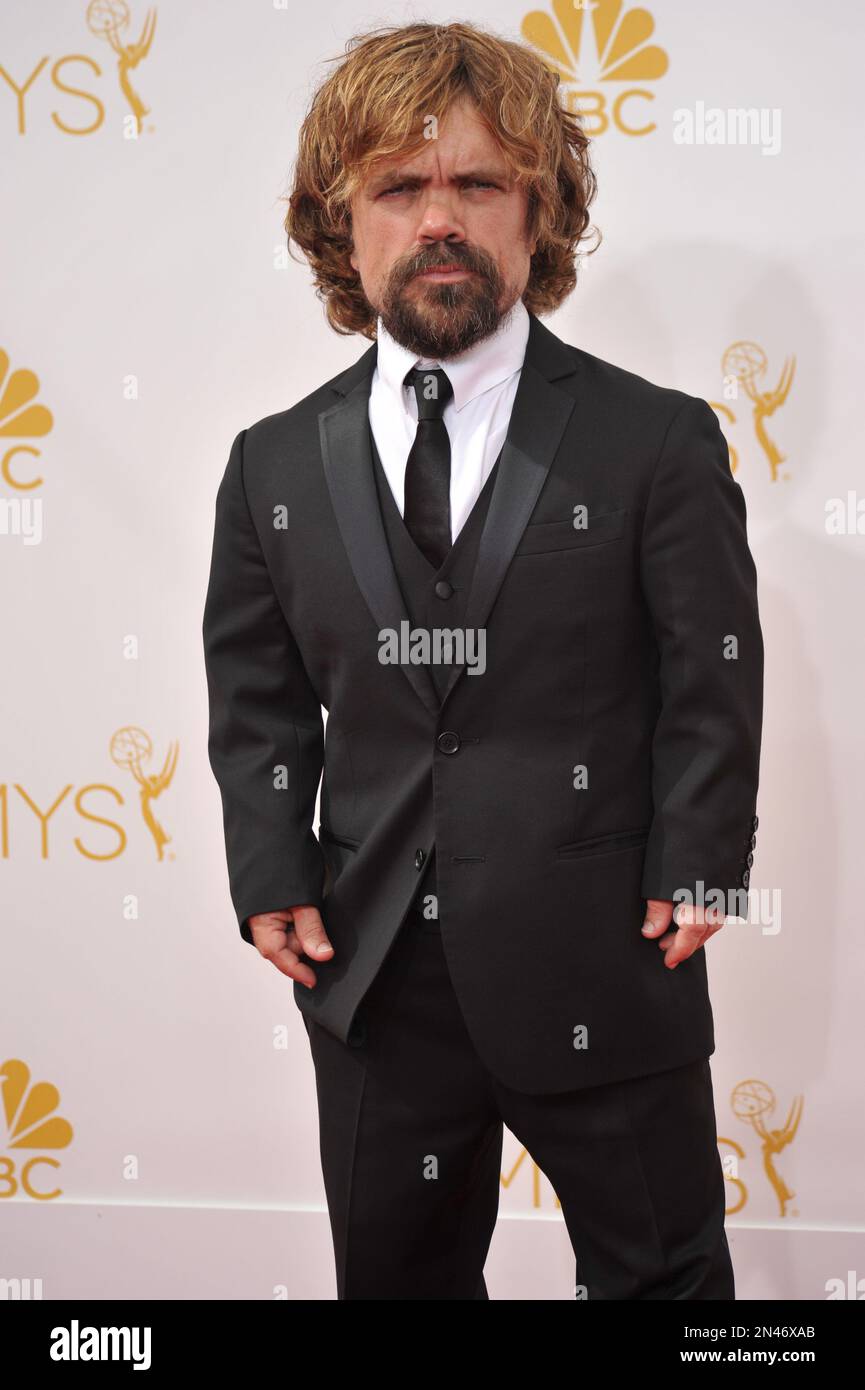 Peter Dinklage arrives at the 66th Annual Primetime Emmy Awards at the ...