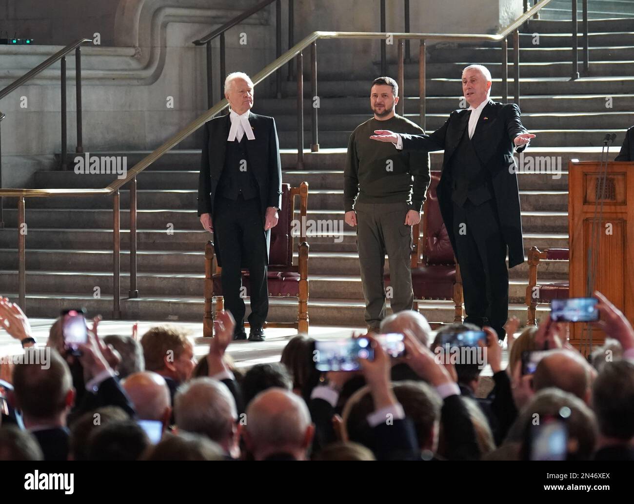 Speaker of the House of Lords, Lord McFall, (left) and Speaker of the ...