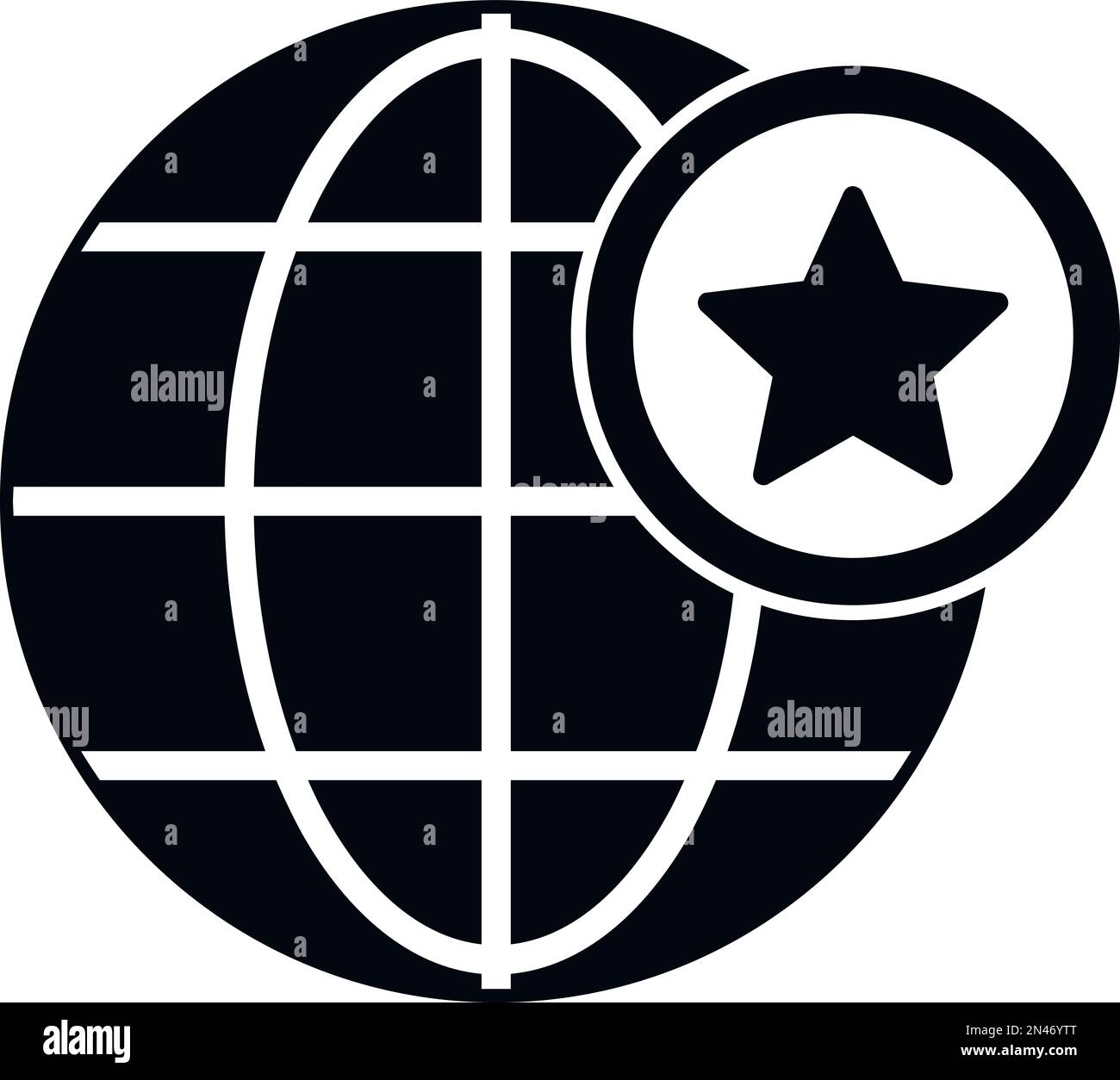 Global brand ambassador icon simple vector. Social media. Gift review ...