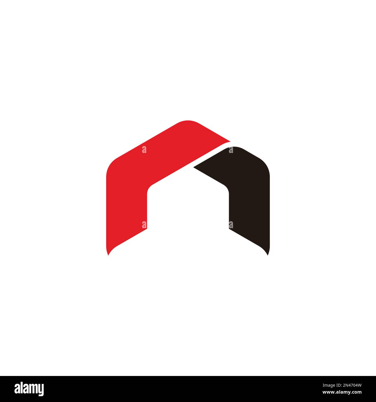 simple home factory arrow symbol logo vector Stock Vector Image & Art ...