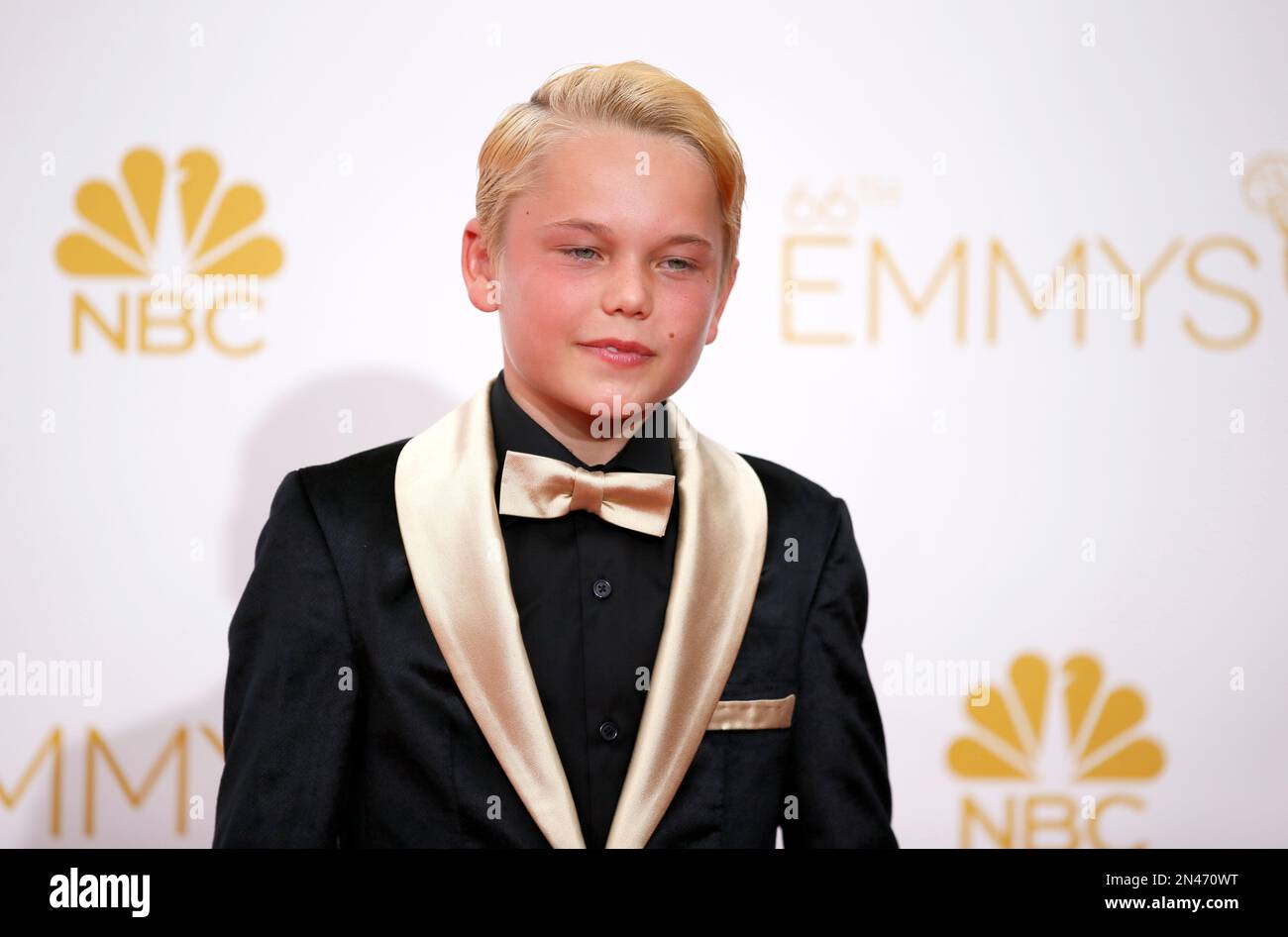 Mason Vale Cotton arrives at the 66th Primetime Emmy Awards at the ...