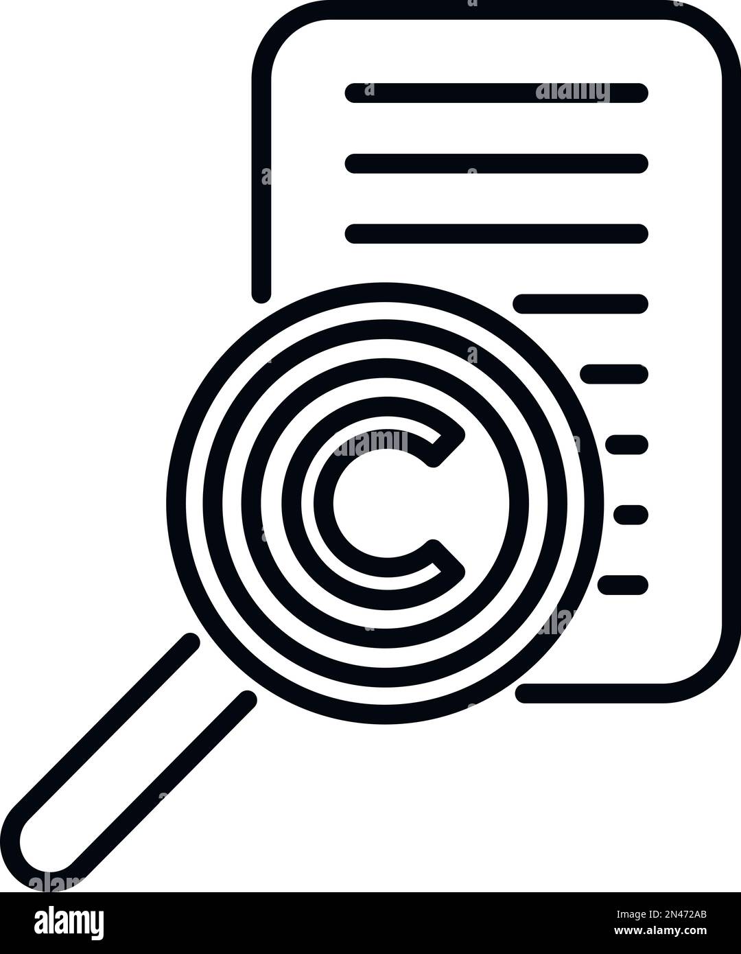 Brand ambassador paper icon outline vector. Media influence. Review ...