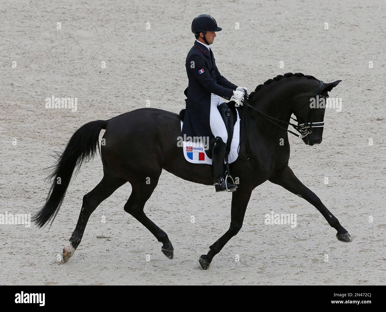 Alexandre Ayache of France, riding Lights of Londonderry during the ...