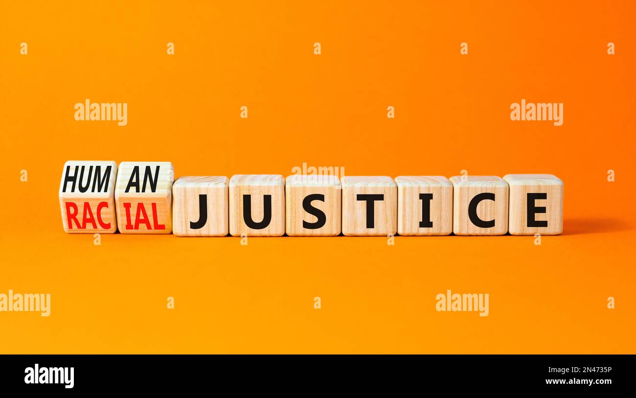 Racial or human justice symbol. Concept words Racial justice Human ...