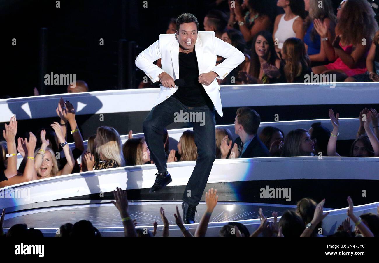 Jimmy Fallon presents the award for Video of the Year at the MTV Video ...