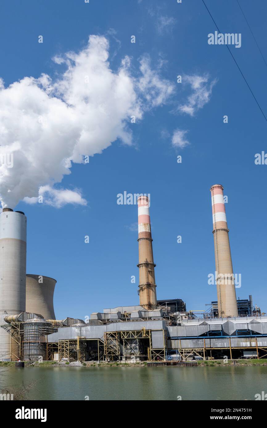 In West Virginia a currently active Monongahela Power turbinene power ...