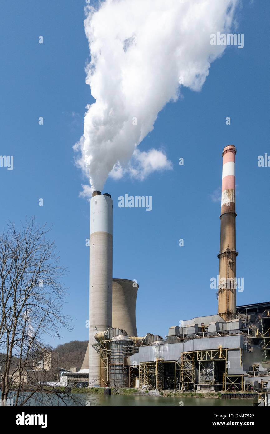 In West Virginia a currently active Monongahela Power turbinene power ...