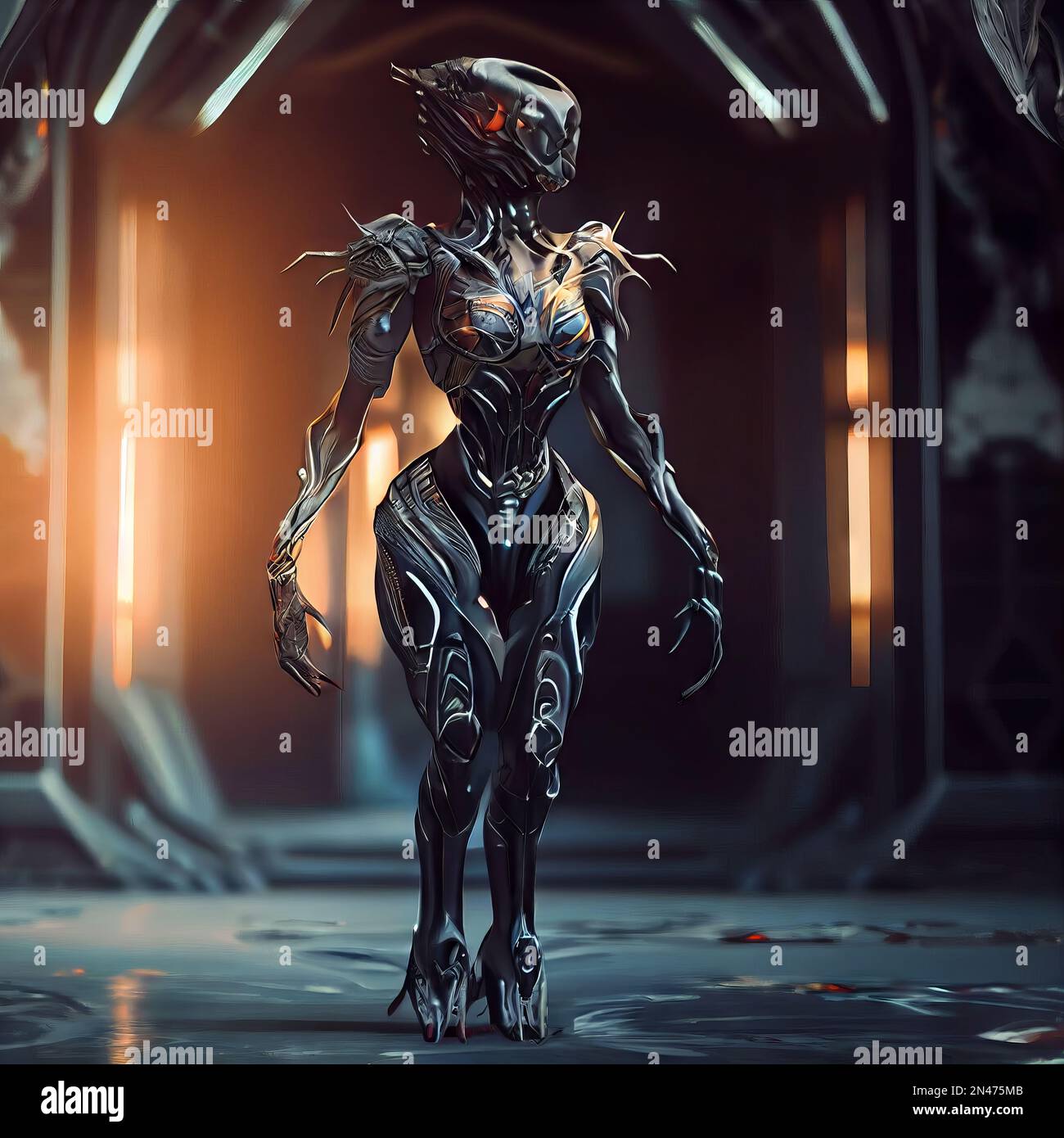 Alien with human features hi-res stock photography and images - Alamy