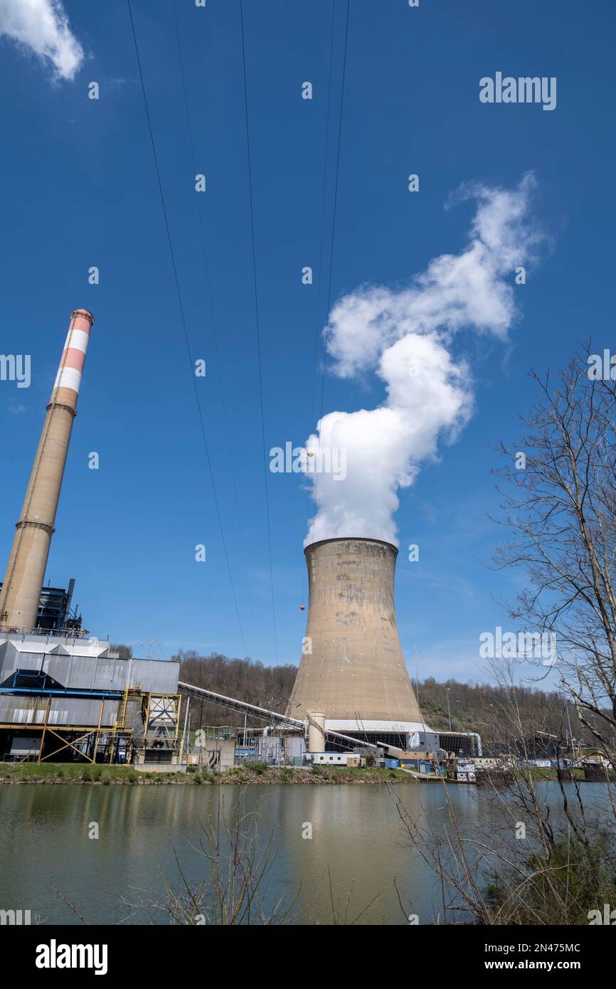 In West Virginia a currently active Monongahela Power turbinene power ...