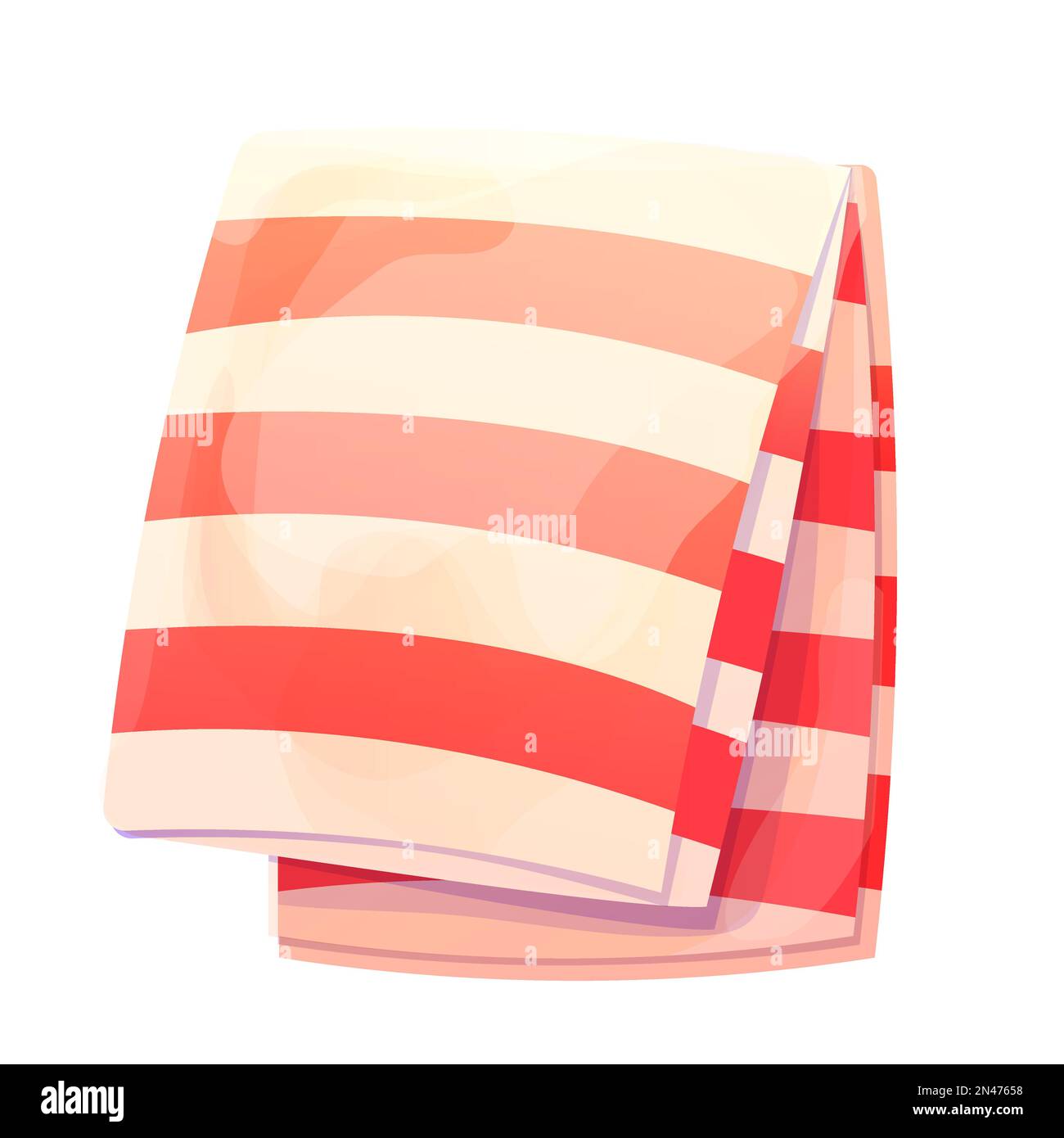 Kitchen microfibre towel, table cloth in cartoon style, napkin isolated ...