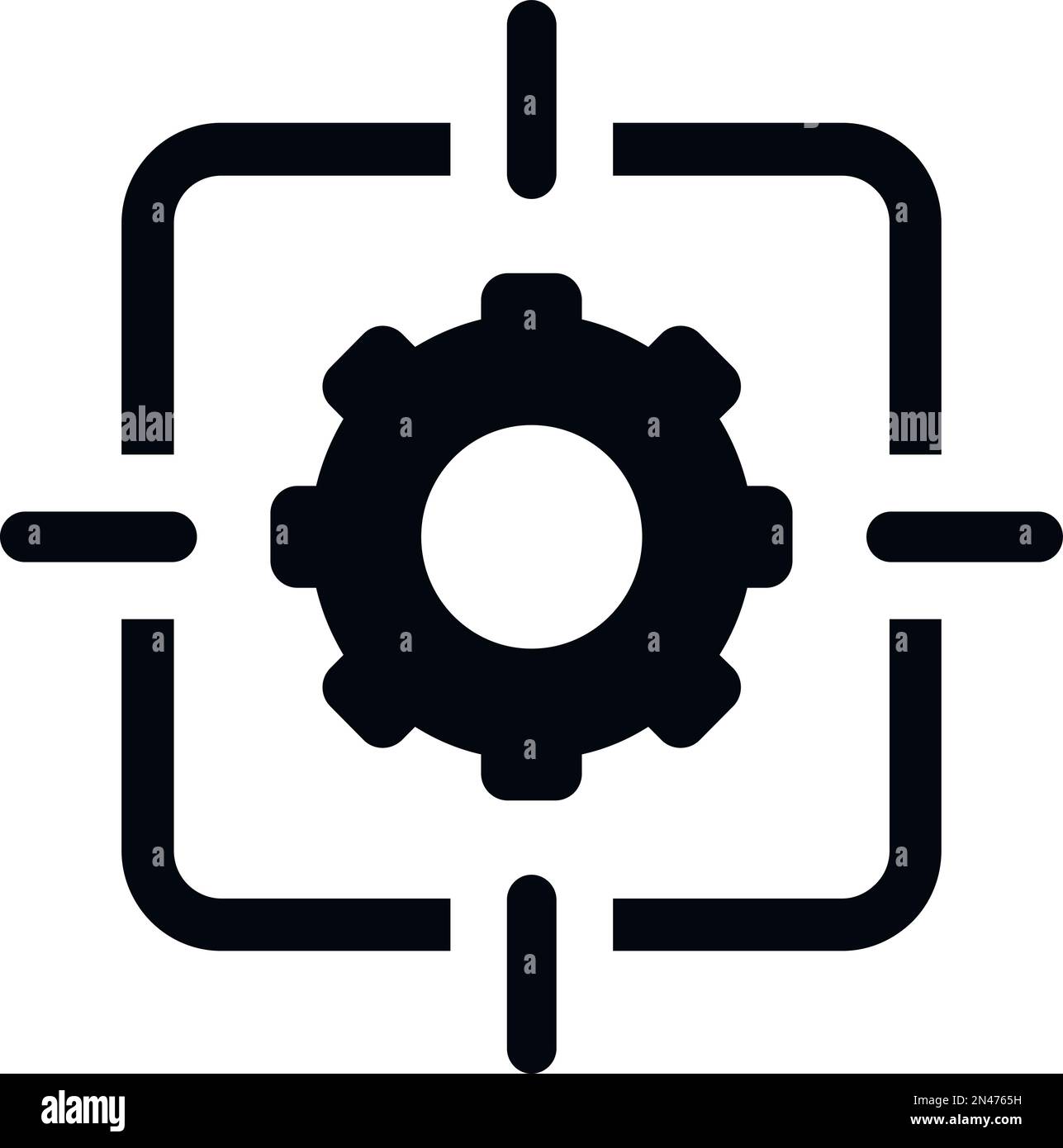 Target core values icon simple vector. Value purpose. Social company ...