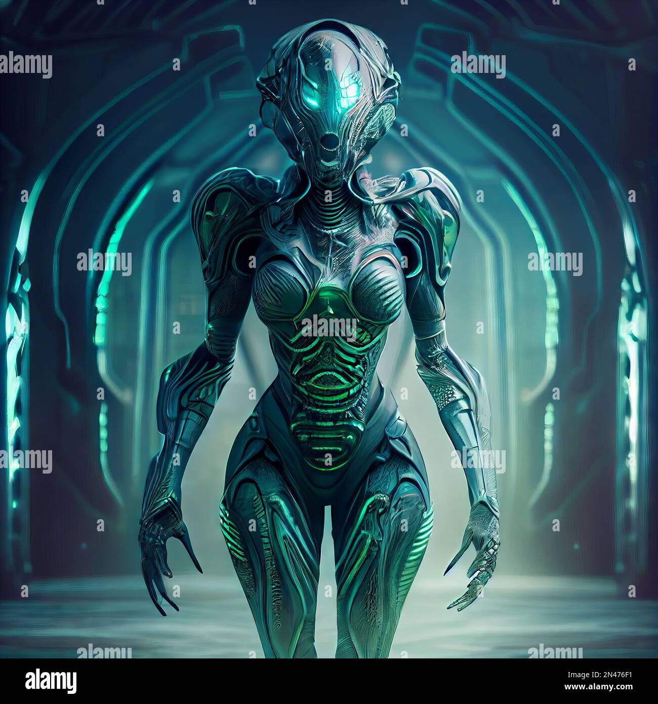 Alien with human features hi-res stock photography and images - Alamy