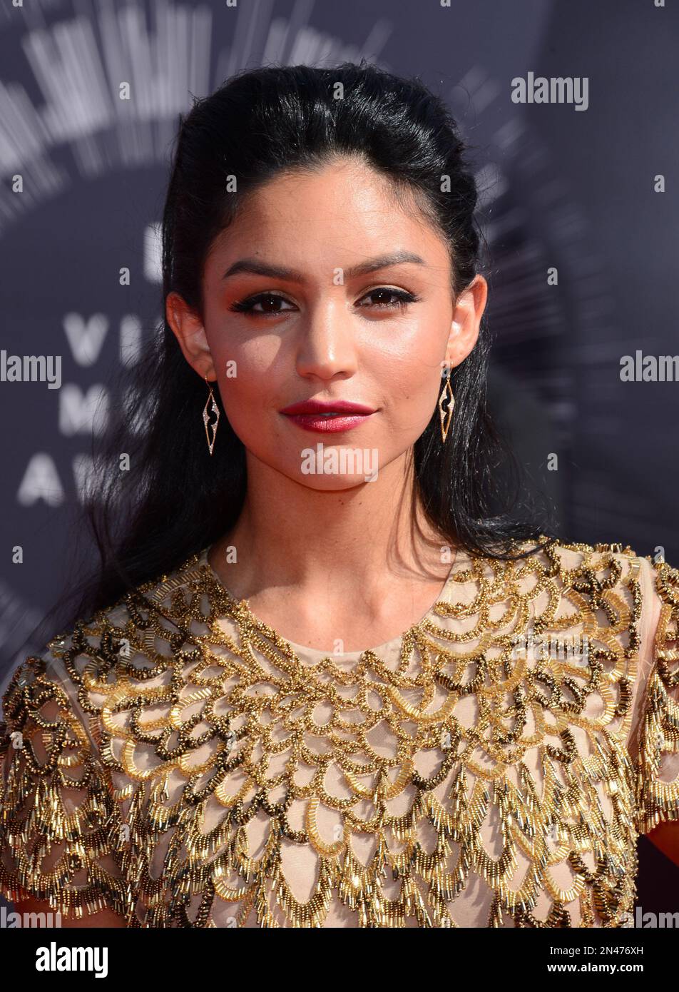 Bianca A. Santos arrives at the MTV Video Music Awards at The Forum on ...