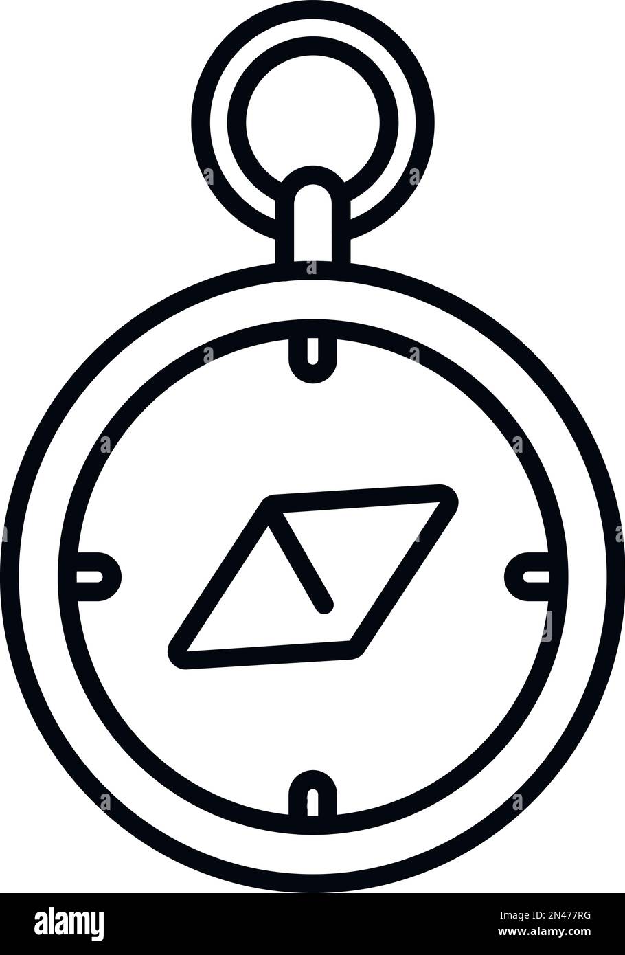 Compass Core Values Icon Outline Vector Value Purpose Trust Integrity Stock Vector Image And Art