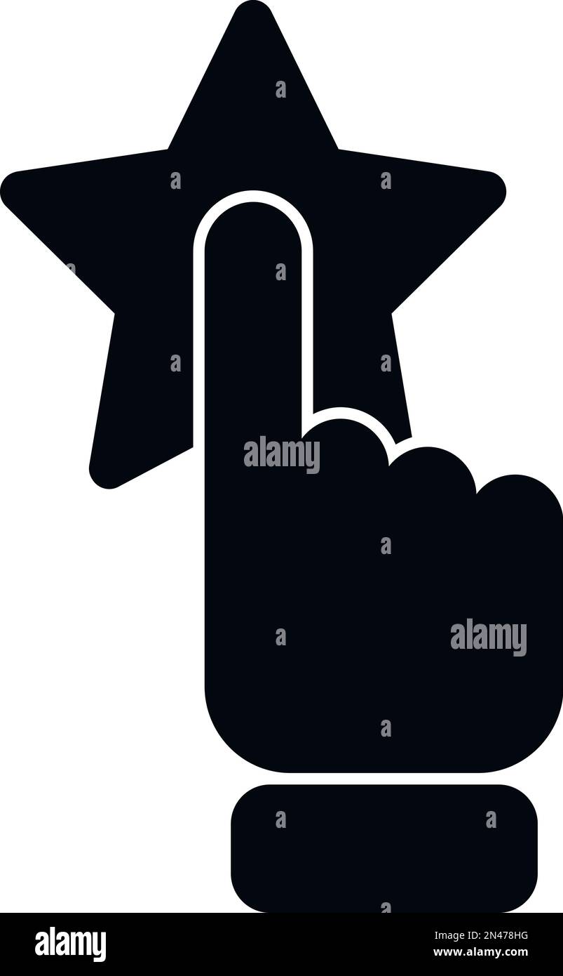 Star core values icon simple vector. Value purpose. Company social ...