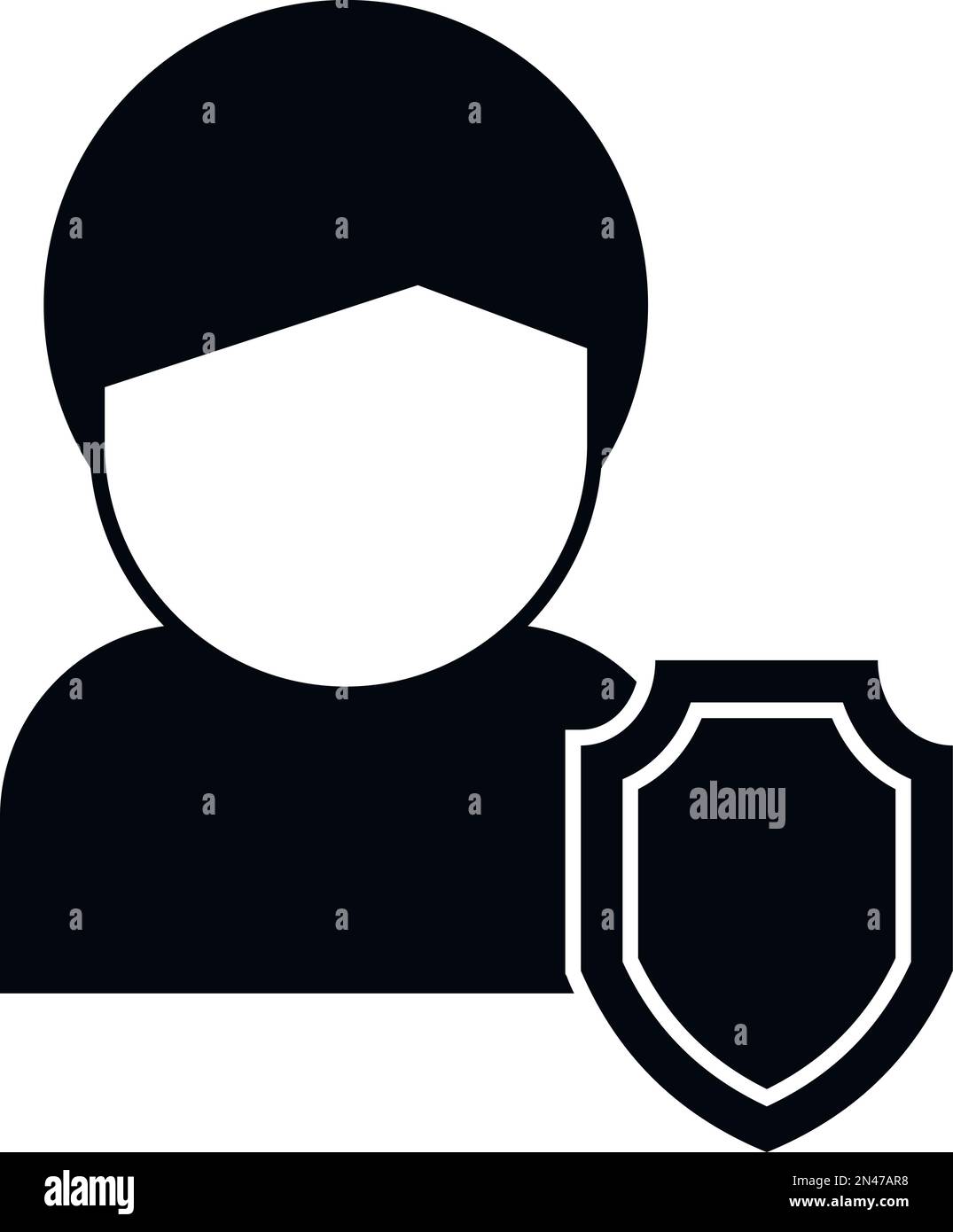 Core value protection icon simple vector. Business purpose. Company ...