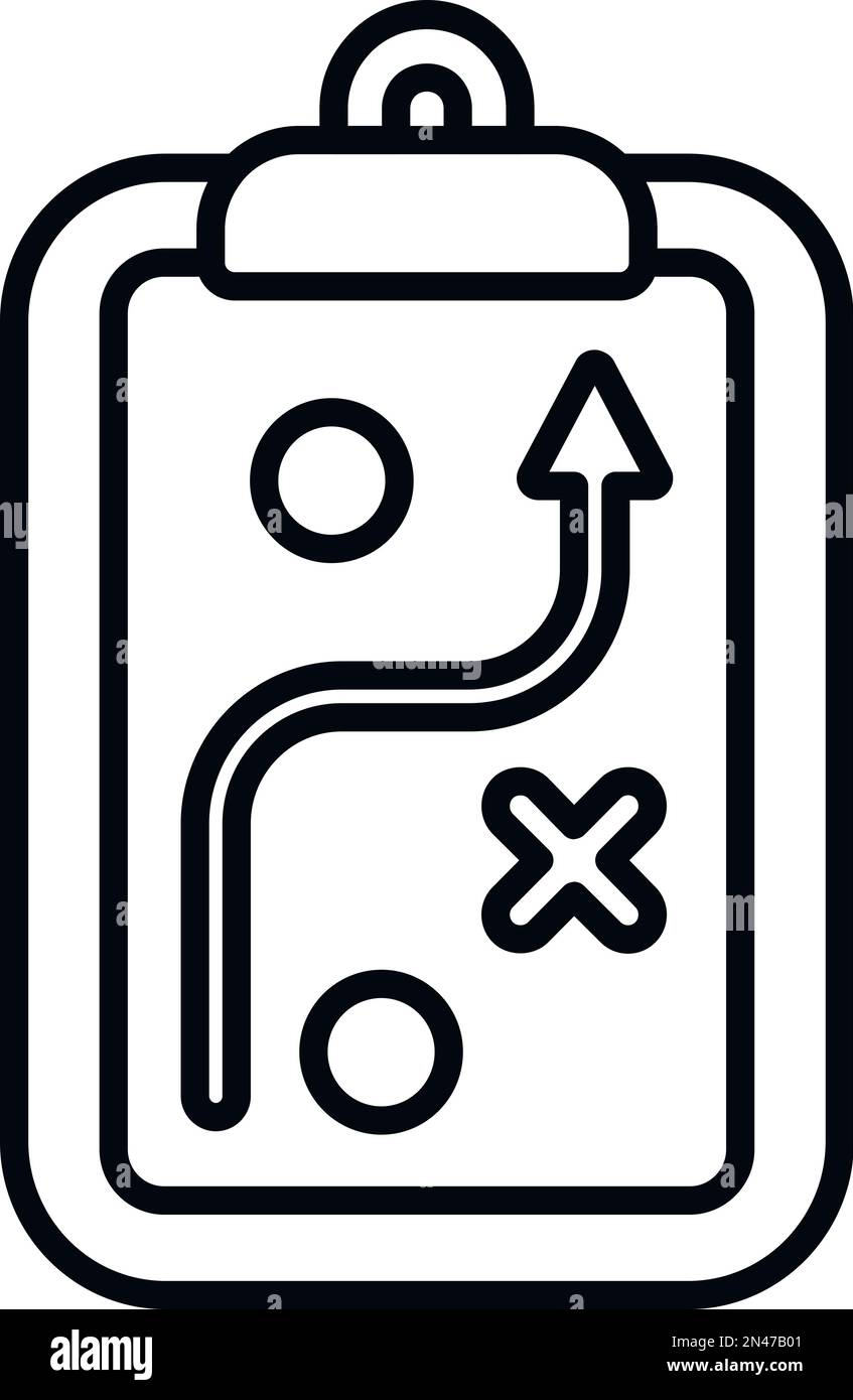 Tactical Core Values Icon Outline Vector Value Company Social Customer Stock Vector Image