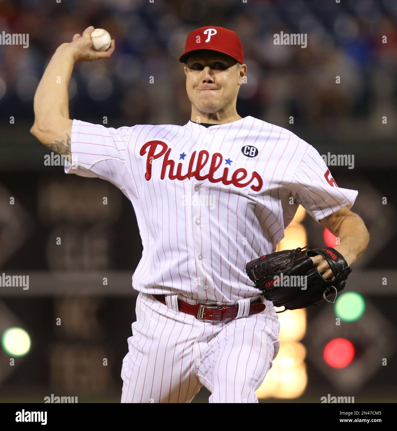 Philadelphia Phillies pitcher Jonathan Papelbon in action during a ...