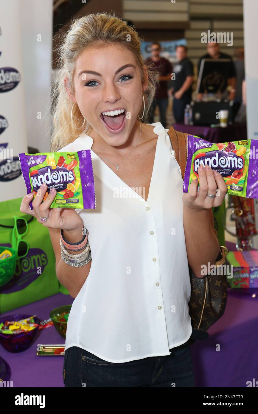 Actress Angelique Cooper visits the WONKA Randoms candy bar at an Emmy ...