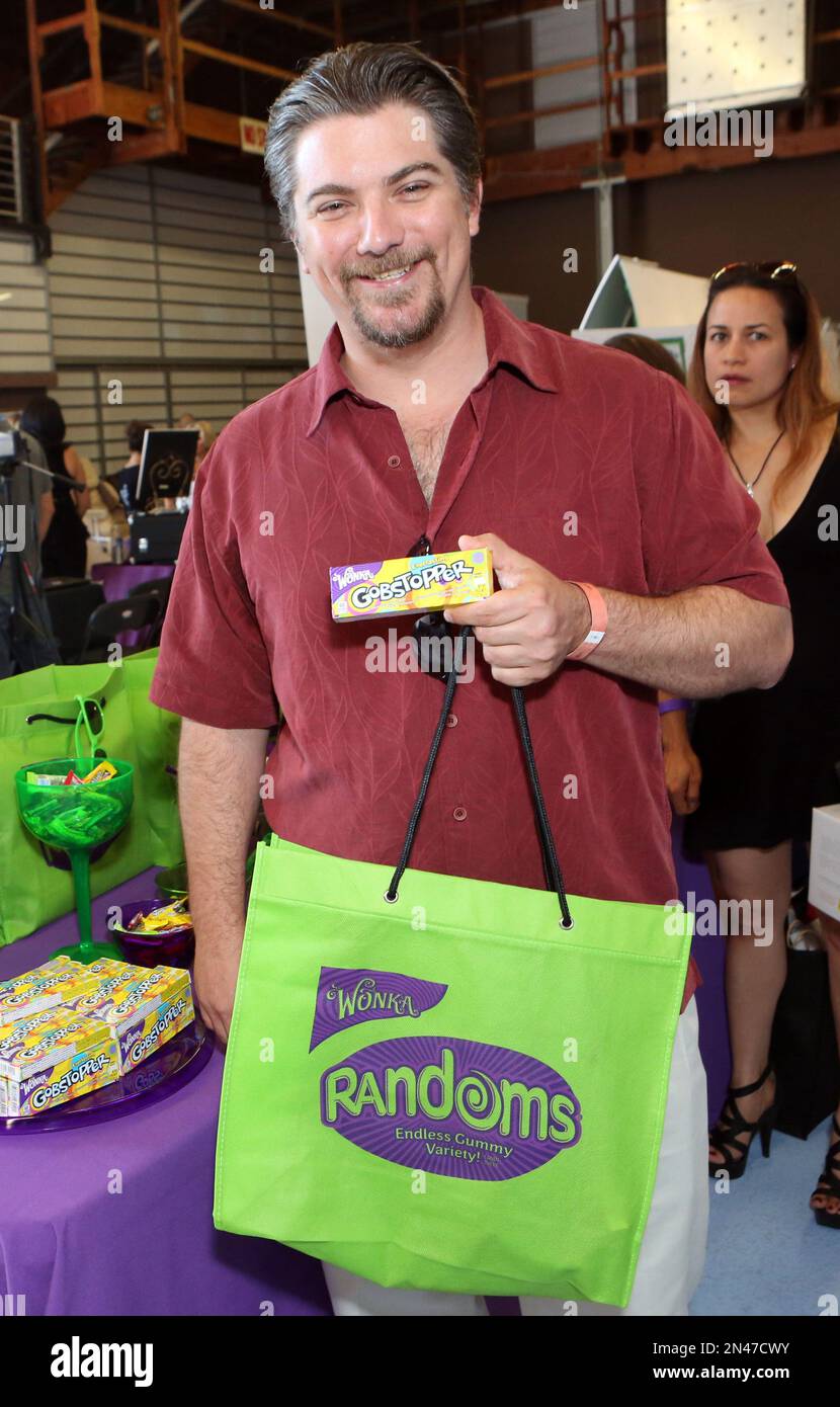 Actor Jeremy Miller visits the WONKA Randoms candy bar at an Emmy ...
