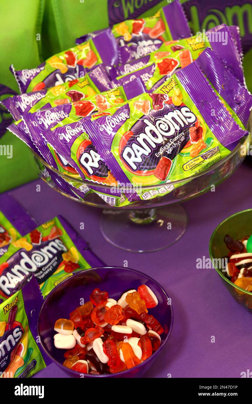 The WONKA Randoms candy bar is seen at an Emmy Awards gift suite on ...