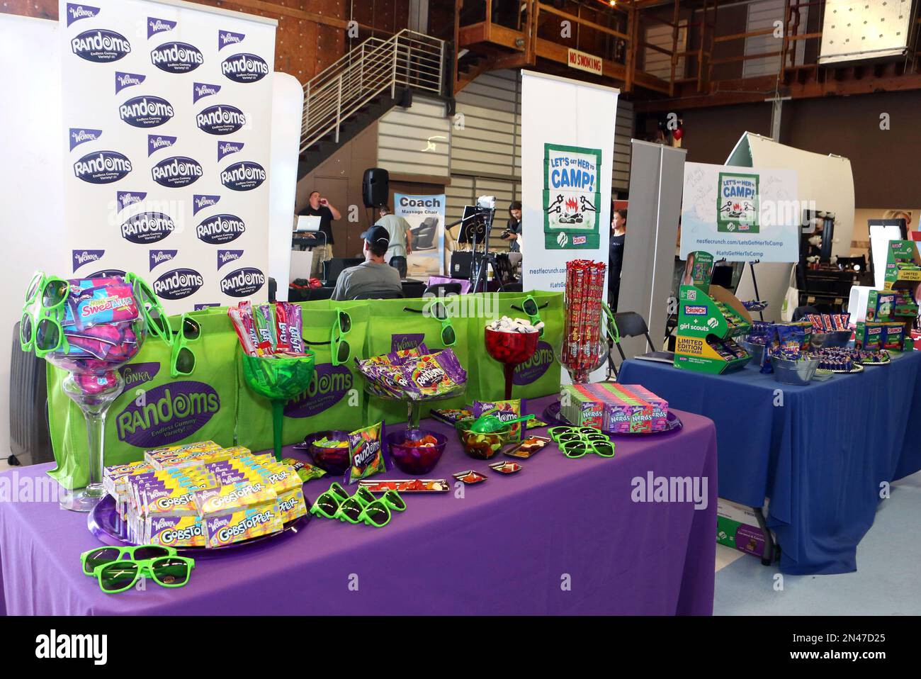 The WONKA Randoms candy bar is seen at an Emmy Awards gift suite on ...