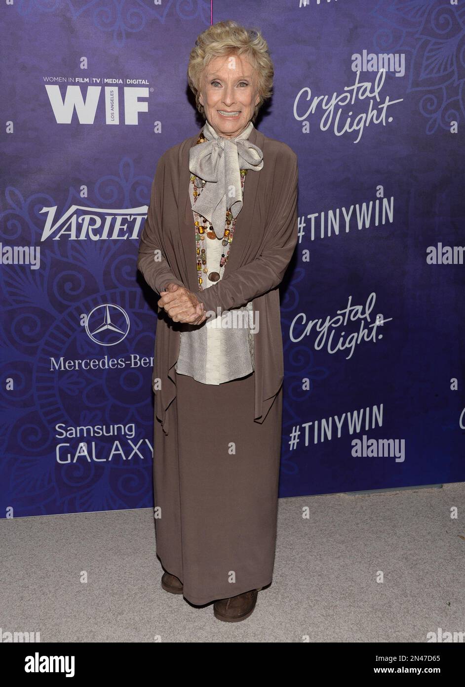 Cloris Leachman arrives at Variety and Women in Film's pre-Emmy ...