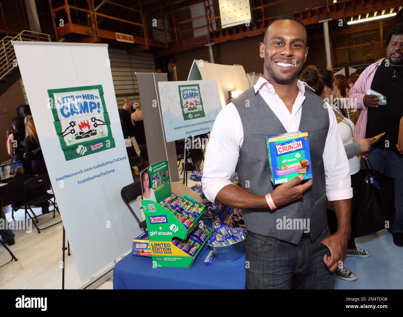 Actor Eltony Williams supports the #LetsGetHerToCamp campaign with ...