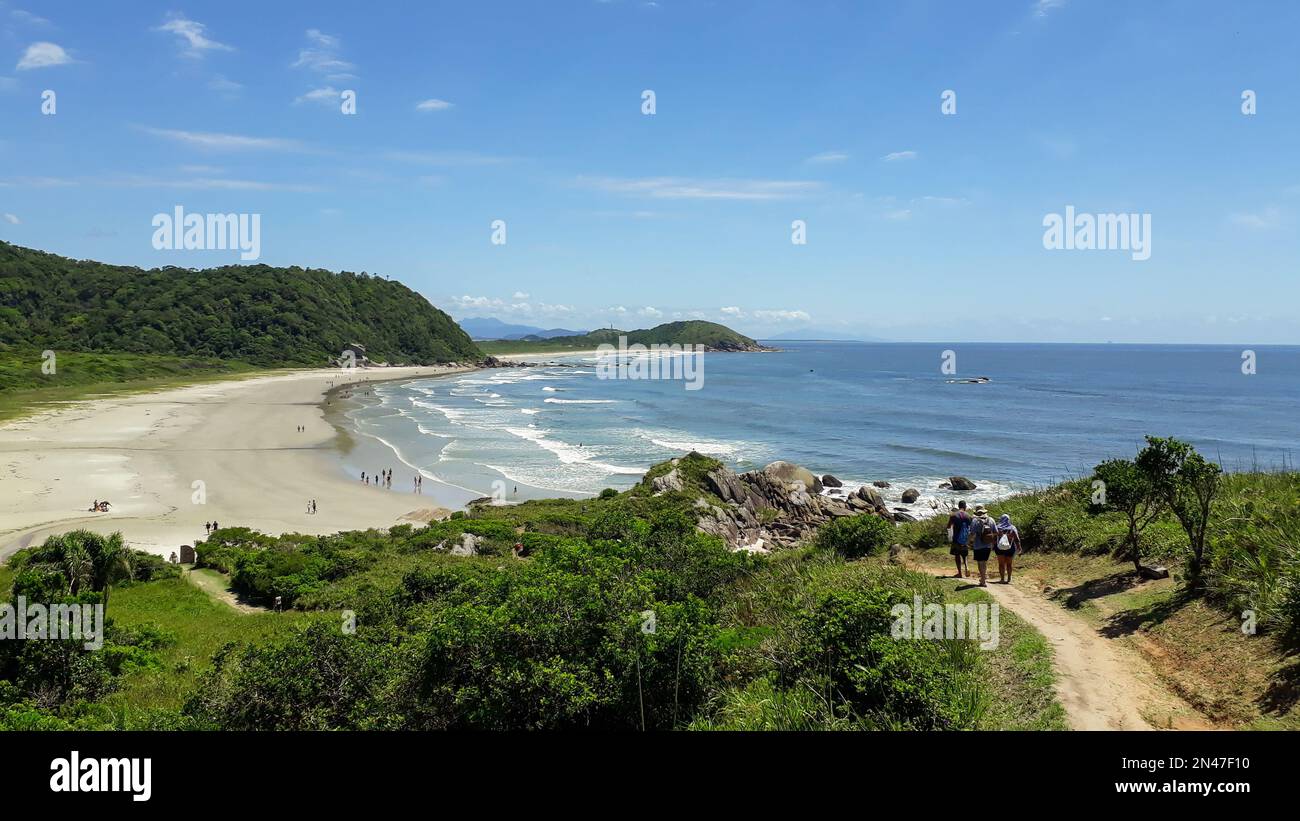 Ilha do Mel, Parana, Brazil. Beachscape of paradise Island Stock Photo - Alamy