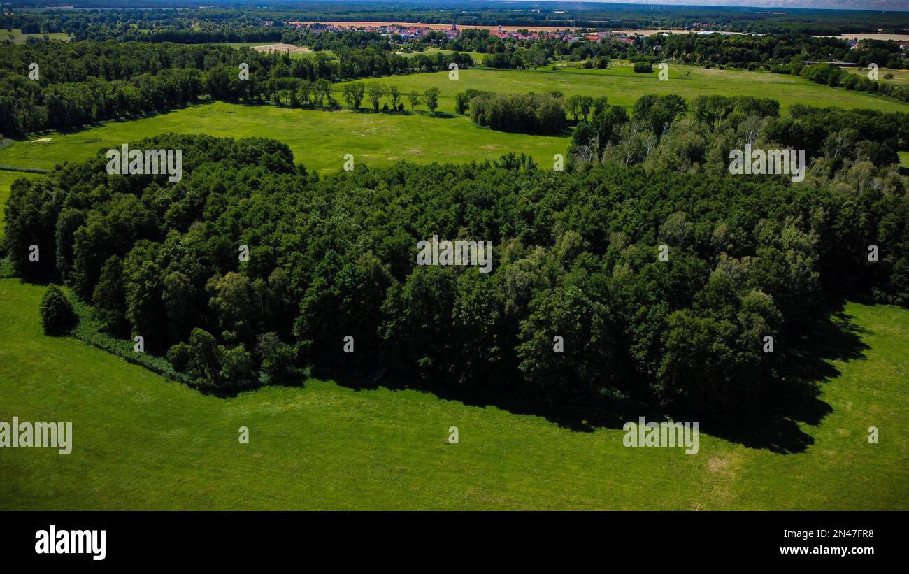 Beautiful summer drone Landscape photography Stock Photo - Alamy