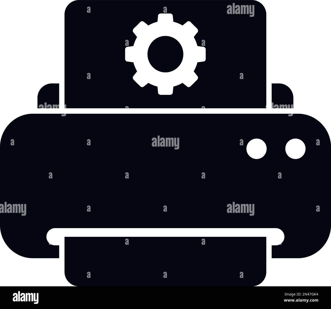 Printer technical document icon simple vector. Paper manual. Guide book ...