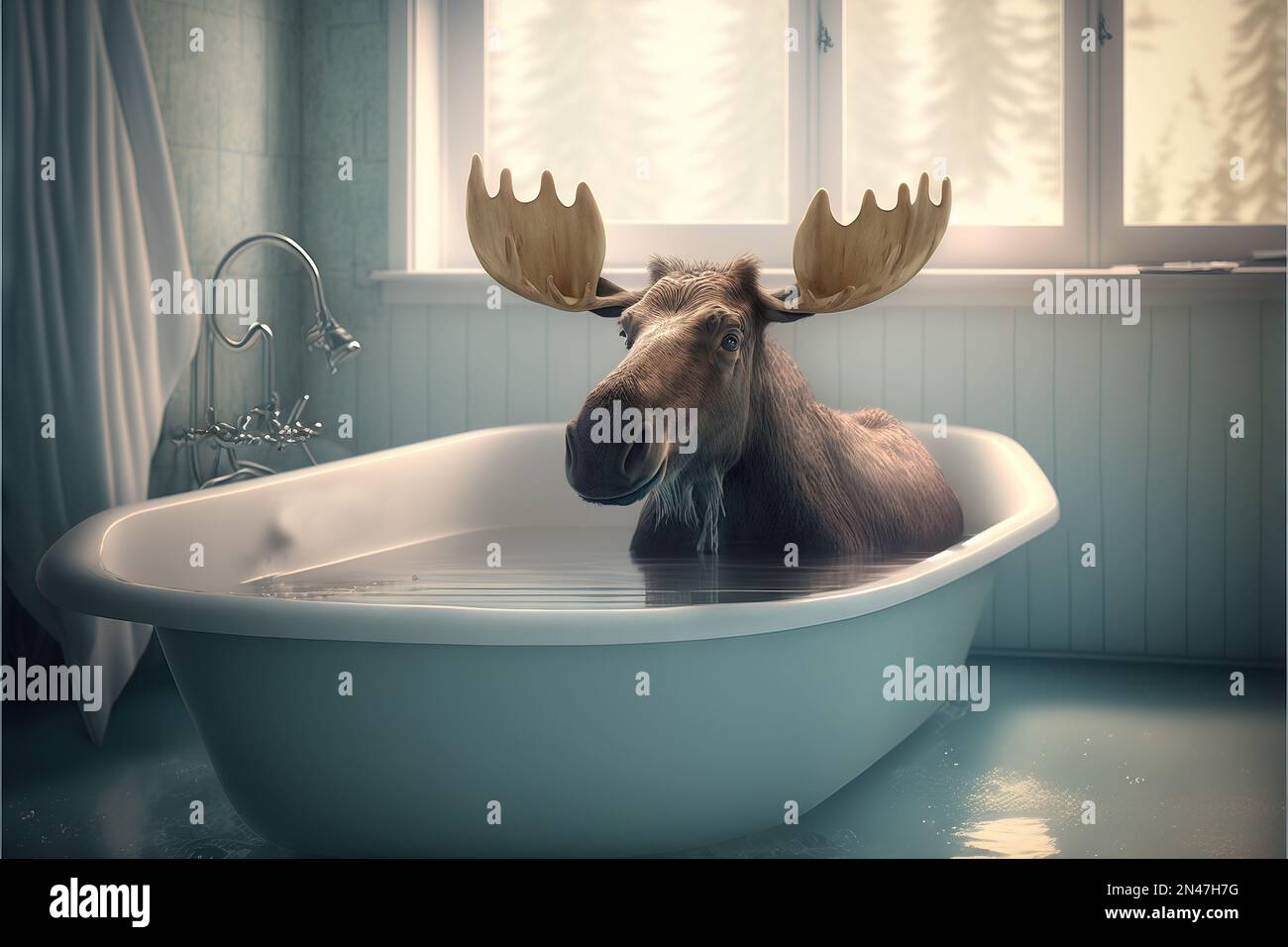 House moose hi-res stock photography and images - Alamy