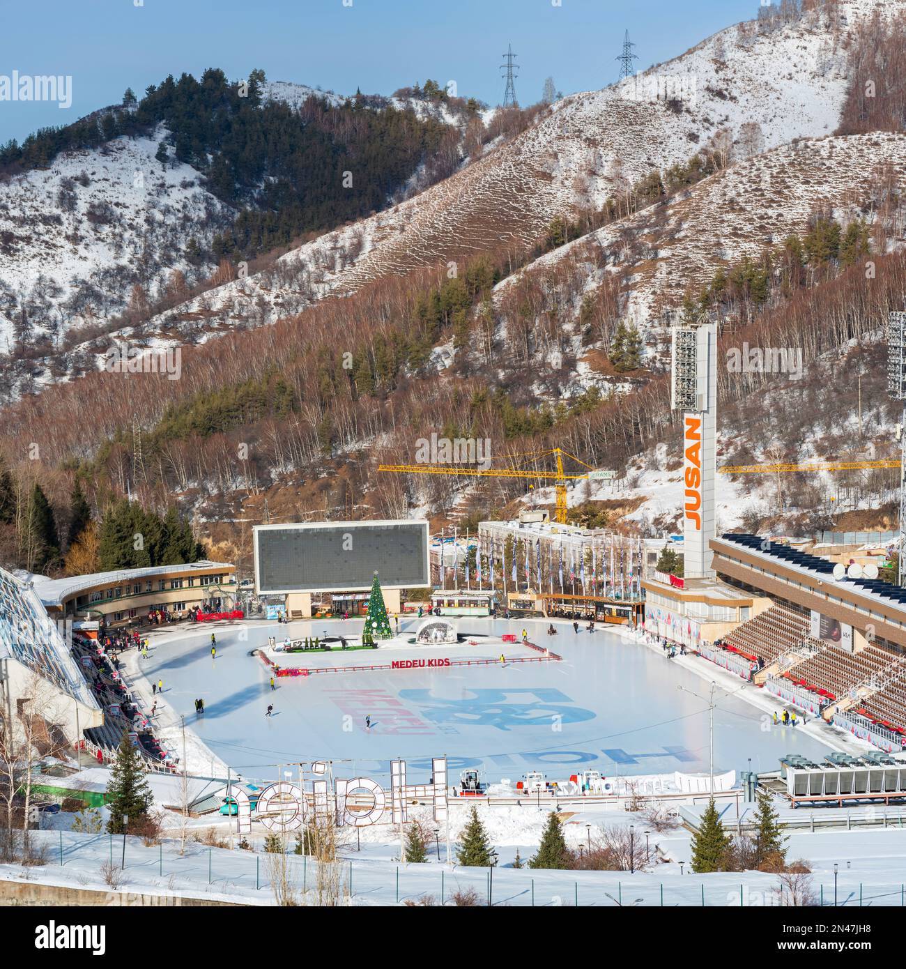 Almaty, Kazakhstan - January 08, 2023: general view of the world's ...