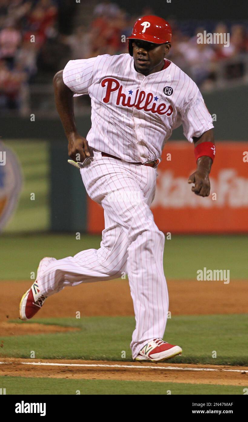 Philadelphia Phillies Ryan Howard in action during a baseball game with ...