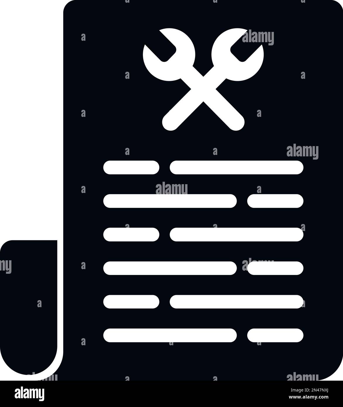 Product paper page icon simple vector. Business manual. Report help ...