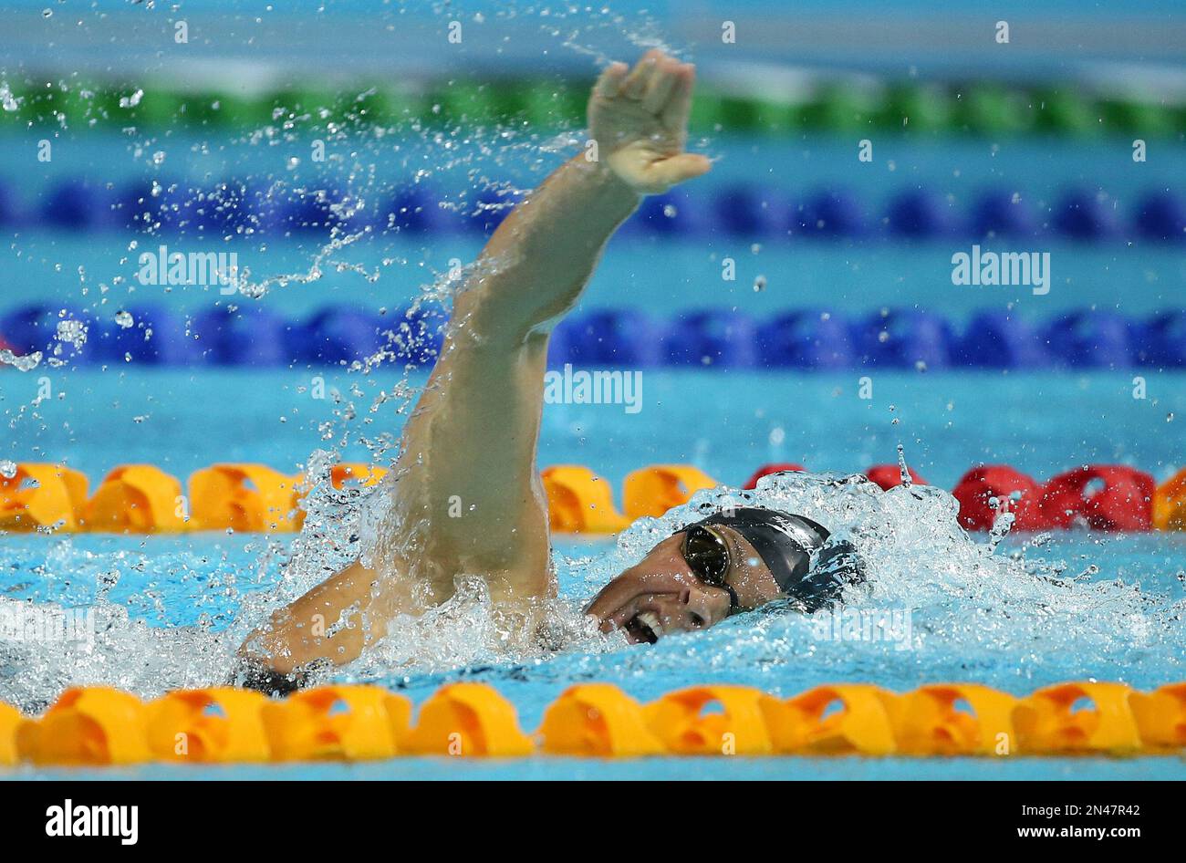 Elizabeth Beisel of the U.S. swims in her women's 400m individual ...