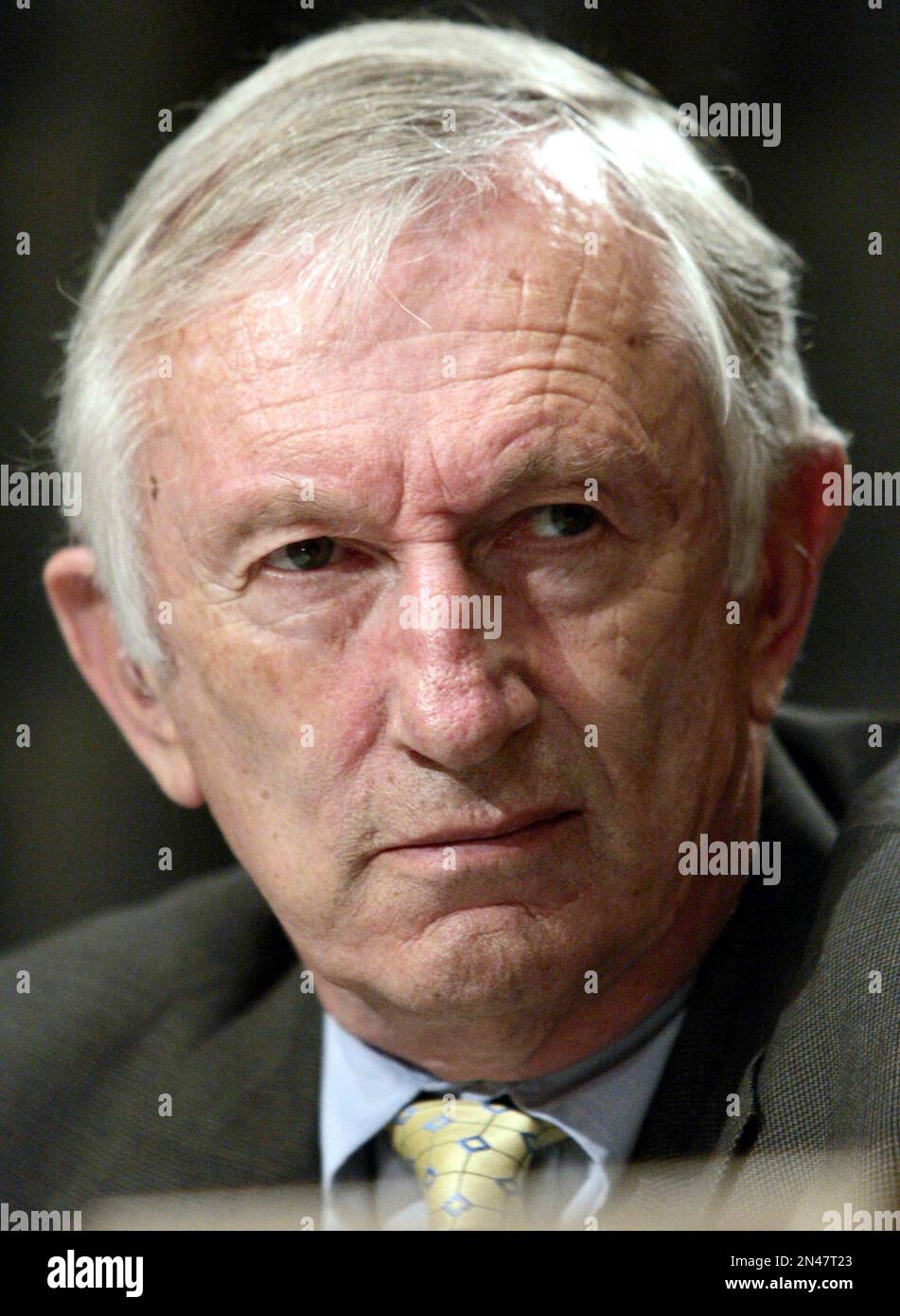 FILE - In this May 25, 2006, file photo, Sen. Jim Jeffords, I-Vt ...