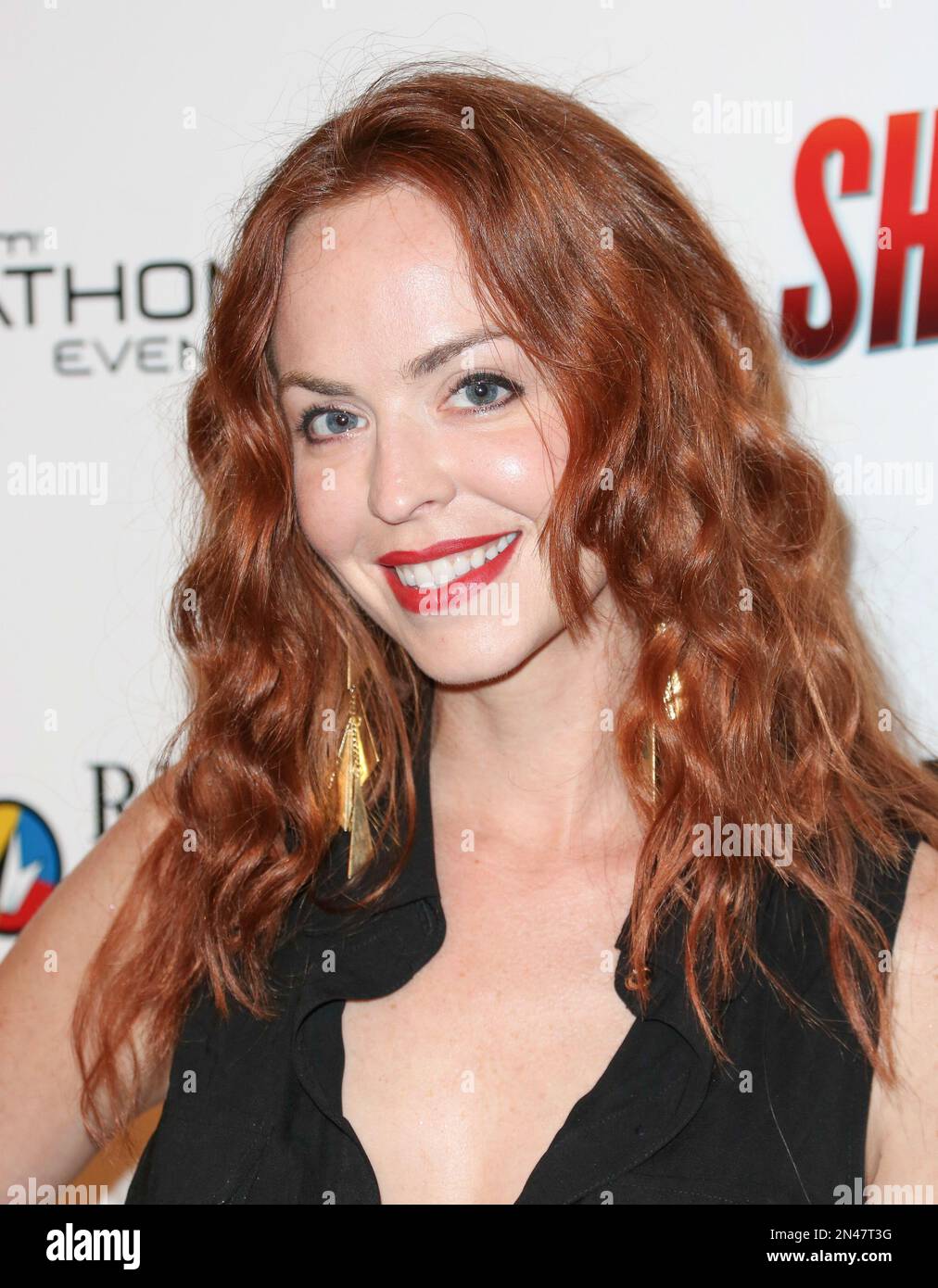 Eliza Swenson seen at Sharknado 2: The Second One" at Regal Cinema at L ...