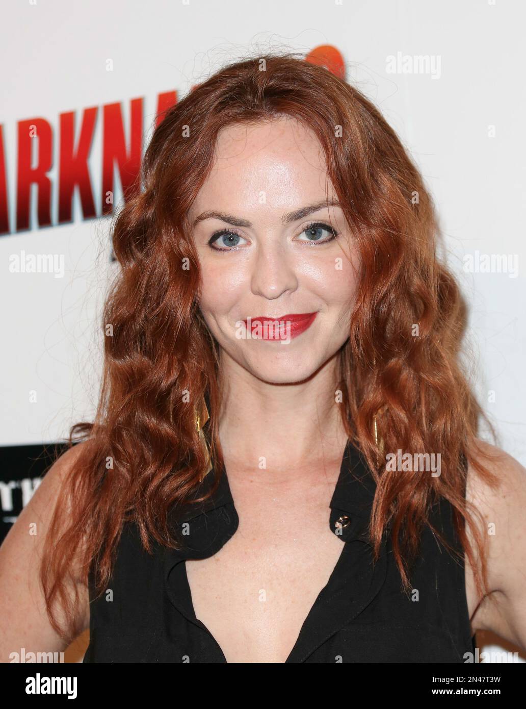 Eliza Swenson seen at Sharknado 2: The Second One" at Regal Cinema at L ...