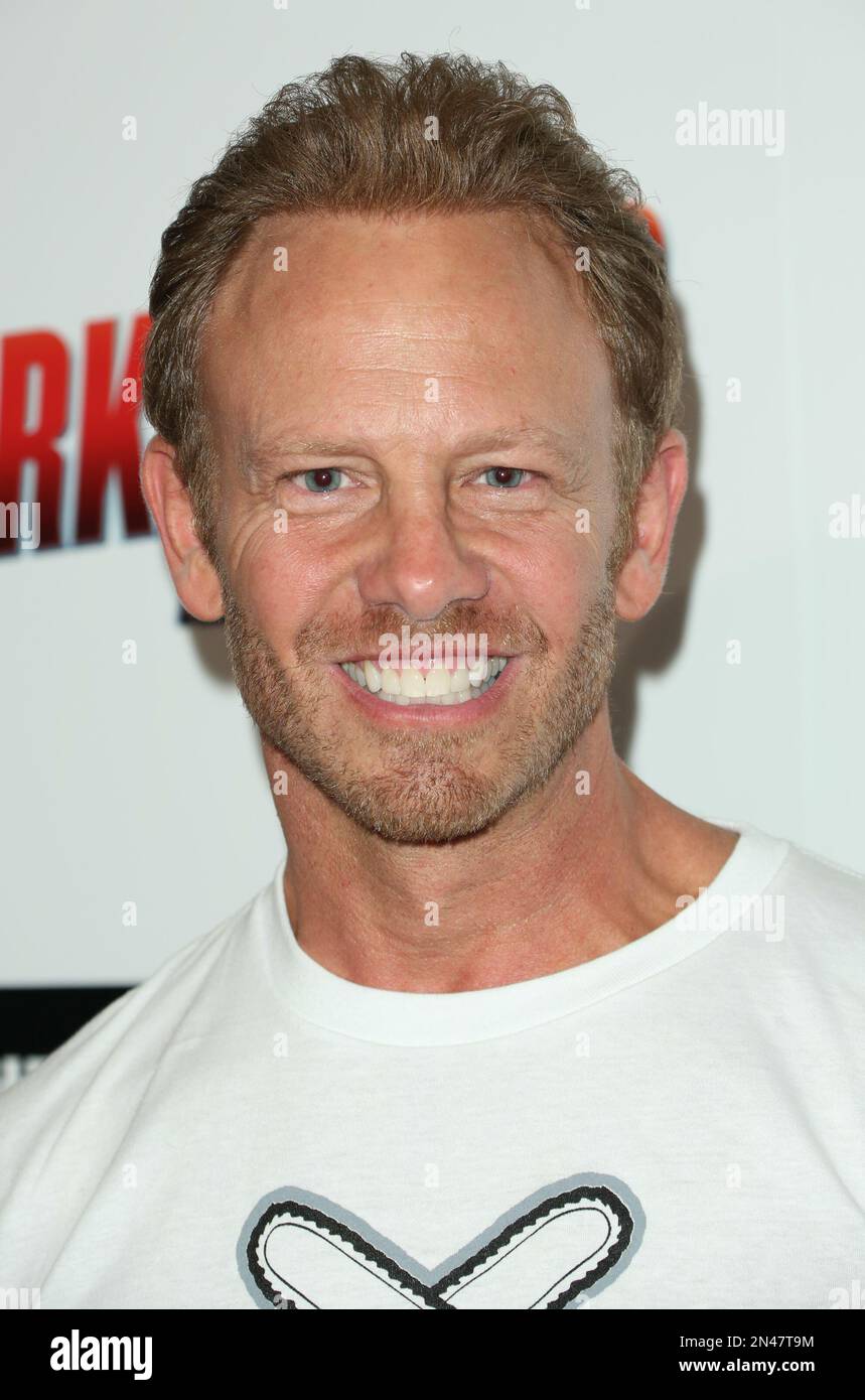 Ian Ziering seen at Sharknado 2: The Second One" at Regal Cinema at L.A ...
