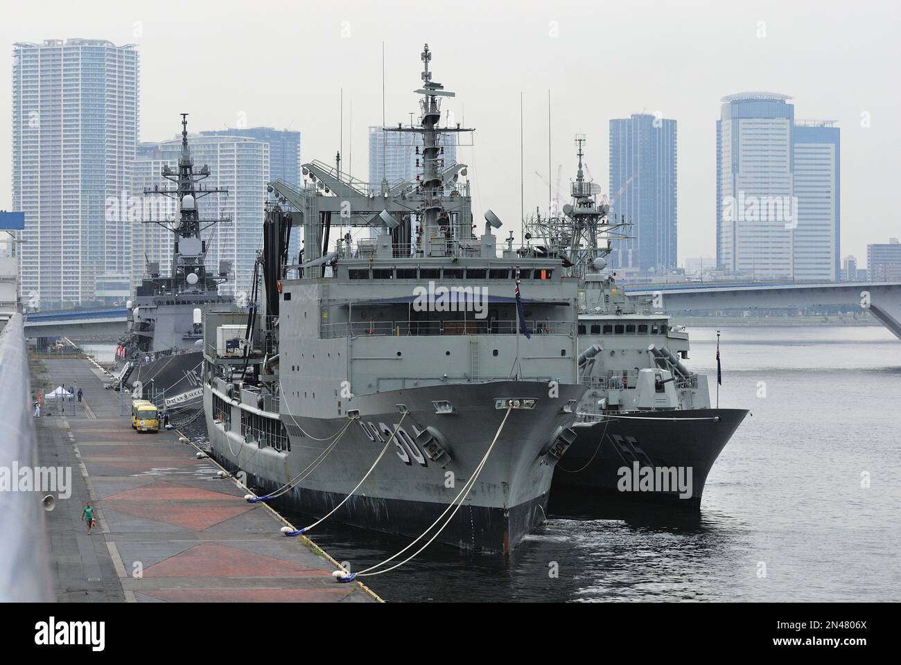 Tokyo, Japan - September 14, 2009: Royal Australian Navy HMAS Success ...